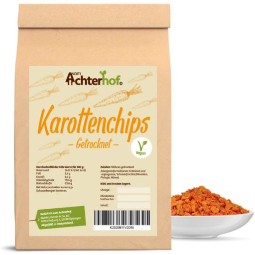 vom Achterhof - Gesunder Snack - Karotten Chips 1000g - GESUNDE ...